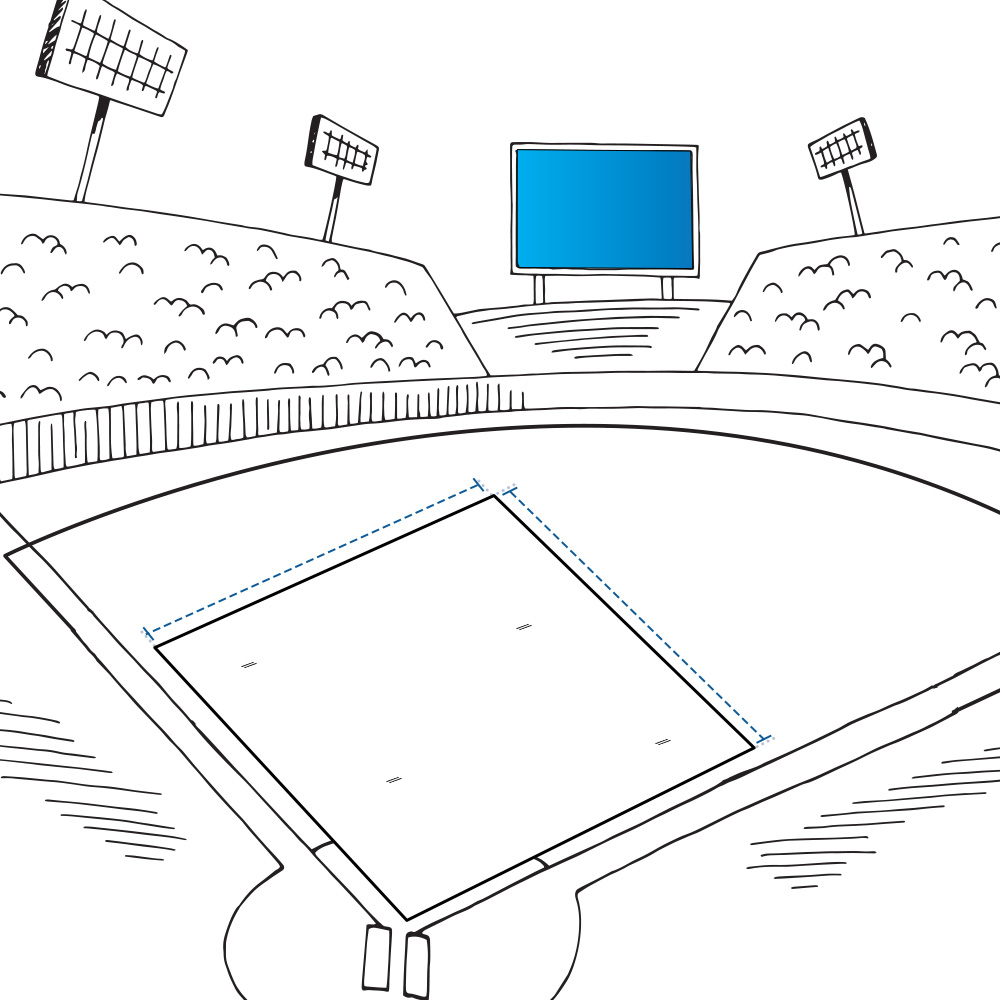 Buy Baseball Field Covers - Baseball Field Tarps | Tarps&All